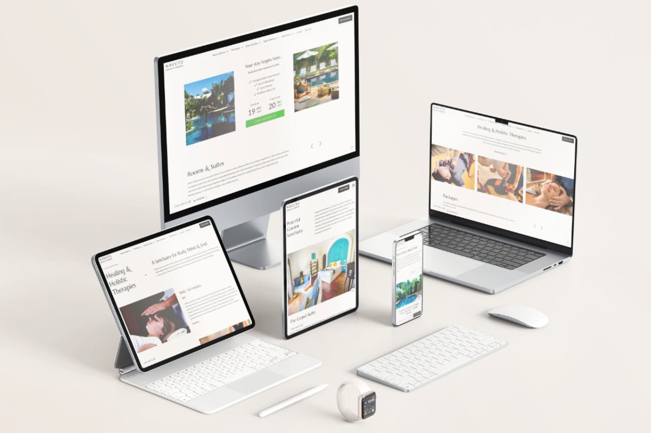Navutu Resorts - Website Creation and Cloudbeds Integration - Olive & Lake